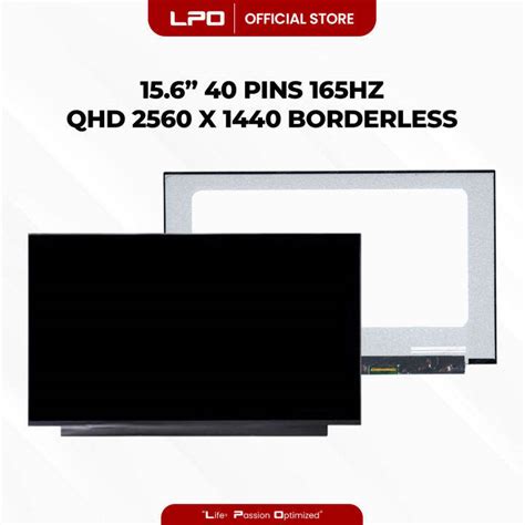 LPO Laptop LCD Screen 15 6 Inches 40 Pins 165Hz QHD 2560 X 1440