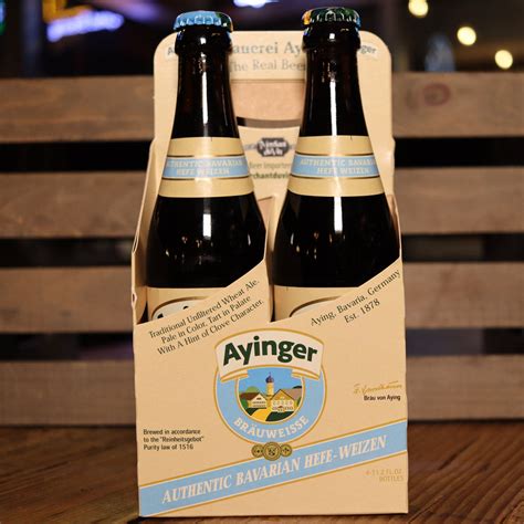 Ayinger Brauweisse Bavarian Hefe-weizen 11.2 FL. OZ. 4PK