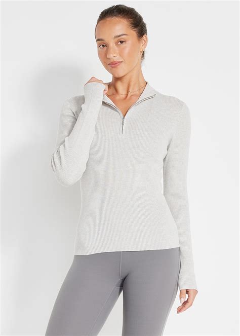 Snug Knit 12 Zip Tops Nimble Activewear