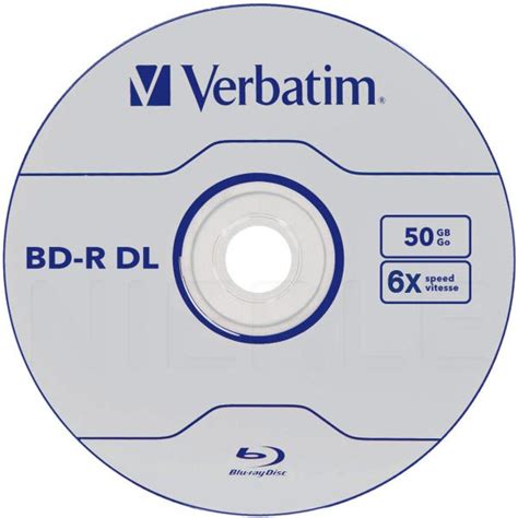 Verbatim Blu Ray Recordable BD R DL 50GB 10 Pack Spindle 50GB At Rs 292