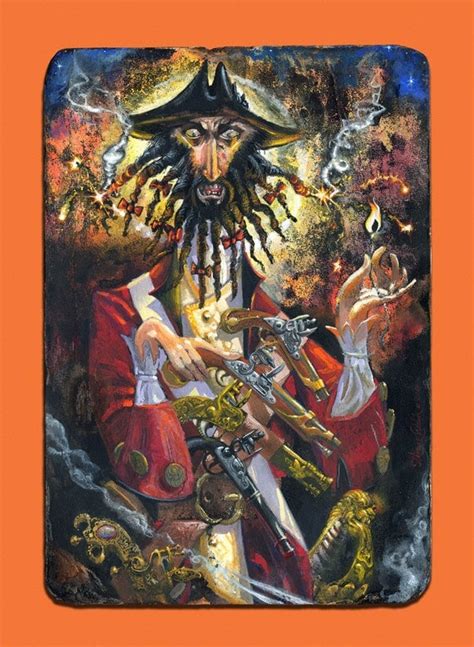Edward Teach Aka Blackbeard By Webbitup On Etsy