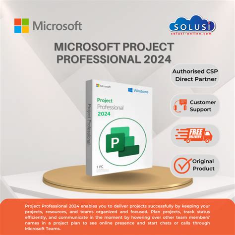 Harga Jual Lisensi Microsoft Project Professional 2024 Original 2025