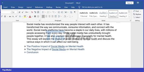 Tips For Using Microsoft Word To Edit Essays Faster Tipsmake