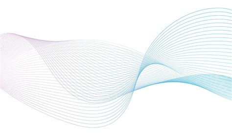 Premium Vector Abstract Blue Gradient Wave Element For Design Stylized Line Art