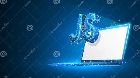 Java Script Coding Language Sign On White Notebook Screen Device