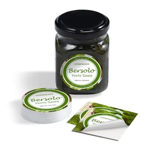 Design Your Own Durable Jar Labels Self Adhesive Labels