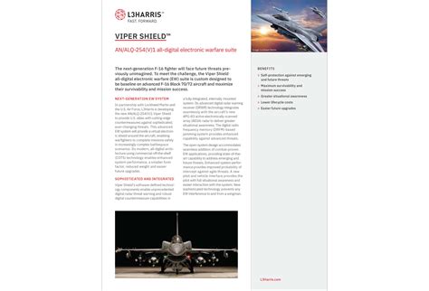Viper Shield Sell Sheet L3harris® Fast Forward