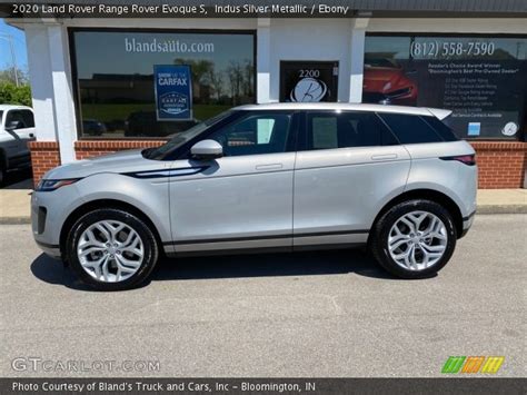 Indus Silver Metallic 2020 Land Rover Range Rover Evoque S Ebony