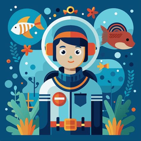 Premium Vector Manager Vector Flat Style Illustration