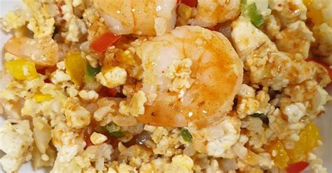 다이어트에 좋은 컬리플라워 두부 볶음밥 만들기