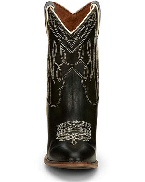 Nocona Womens Eva Short Western Boots Round Toe Brown