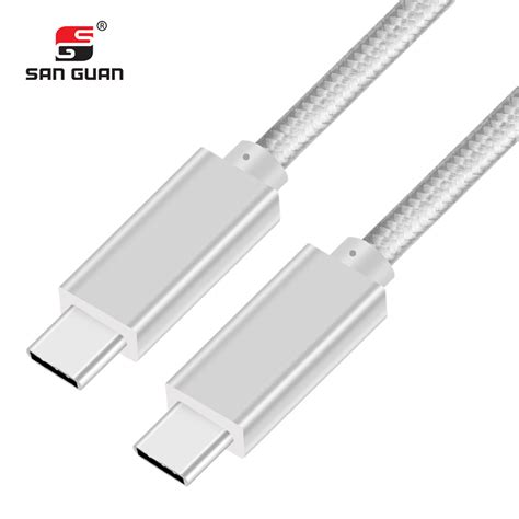 New USB 3 2 Gen 2 Type C Connector USB Cable Support 5A 100W Fast Charging 20gbps Data Transfer