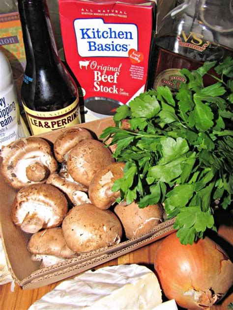 Mushroom Bisque With Brie ~ Creamy Mushroom Soup ~ A Gouda Life