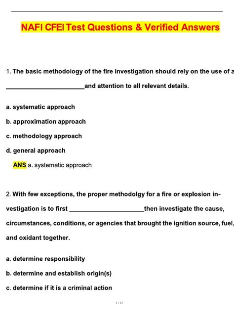 Nafi Cfei Test Latest 2025 2026 Update Questions And Verified