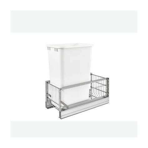 Rev A Shelf 5349 Compo Bottom Mount Soft Close Waste Compost Pullout Single 32 Qt 10 13