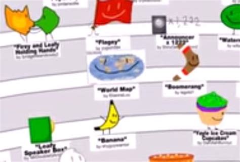 Solve Recommended Characters BFDI Jigsaw Puzzle Online With Pieces