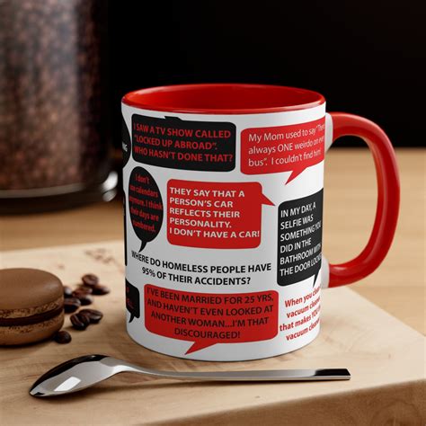 Dad Jokes Mug Red Geechy Guy 16 Original Jokes Cup Comedy Funny T Etsy