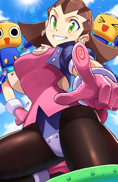 Tron Bonne And Servbot Mega Man And 1 More Drawn By Adamryuford