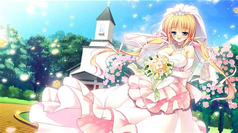 Women S Pink Sweetheart Gown Mikeou Manatsu No Yoru No Yuki Monogatari HD Wallpaper