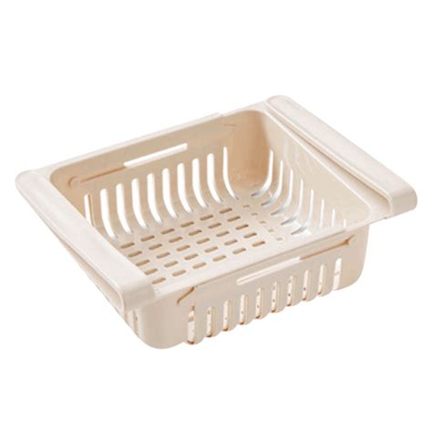 Tutunaumb Pull Out Refrigerator Storage Box Holder Food Organizer