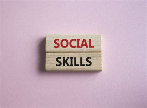 Social Skills Symbol Wooden Blocks With Words Social Skills Beautiful