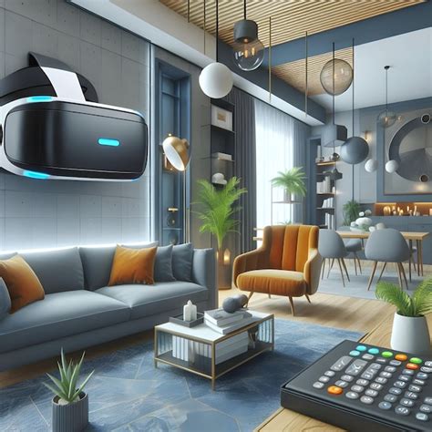 Virtual Reality Interior Designmockup Aigenerated Premium Ai