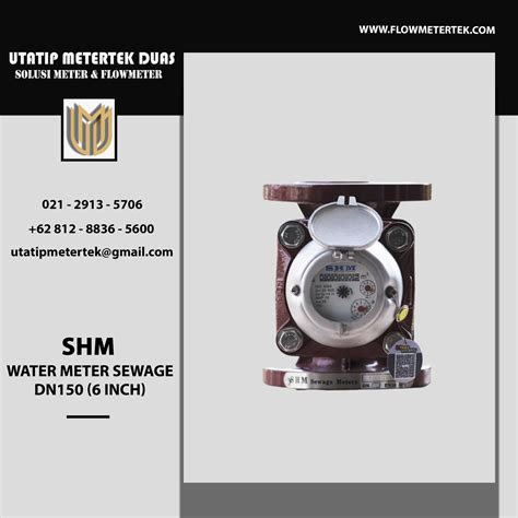 Shm Water Meter Sewage Dn150 Multi Function Utatip Metertek Duas