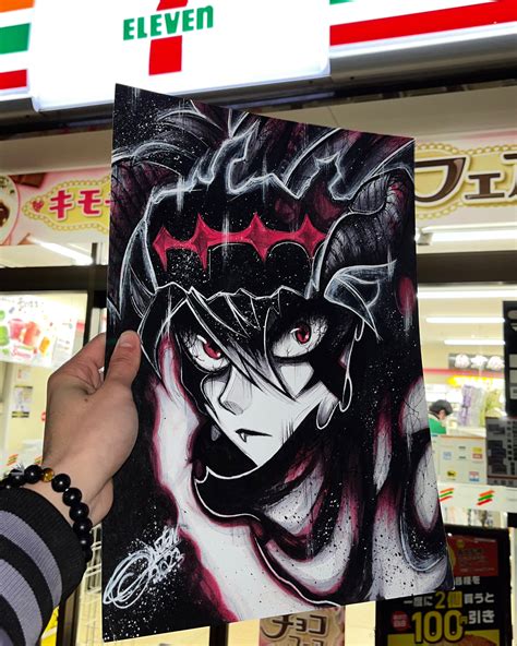 Poster Asta Black Clover Okuzen Shop