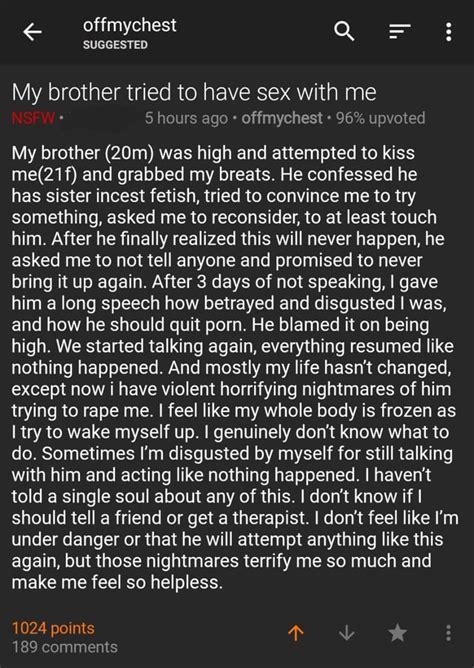 Porn Gives Dude Incest Fantasies He Tries To Assault His Sister In An