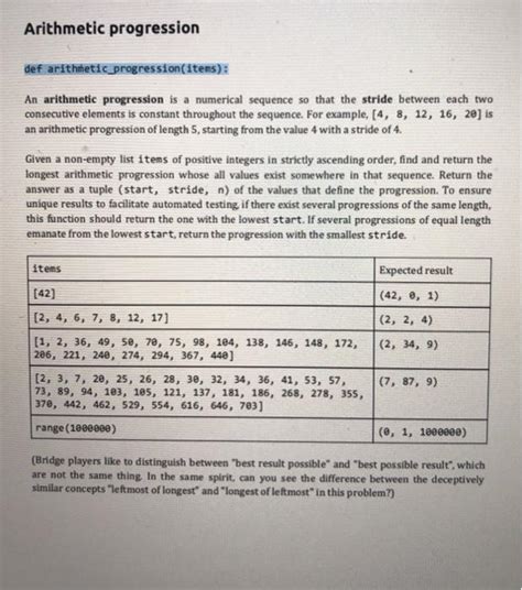 Solved Arithmetic Progression Def