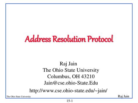 PPT Address Resolution Protocol PowerPoint Presentation Free Download ID