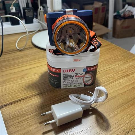LUBY LED RECHARGEABLE HEADLIGHT L 2887K Lazada Indonesia