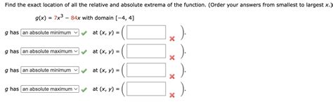 Solved Find The Exact Location Of All The Relative And