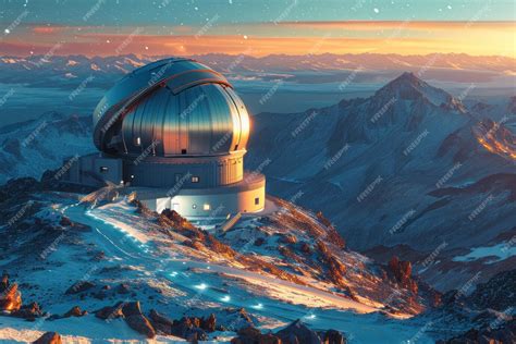 Illustration Of Adaptive Optics In Telescopes Correcting For