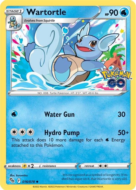 Wartortle Pokemon Go Pokemon