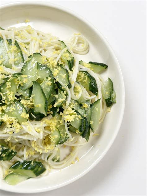 오이레몬국수 시원 상큼 여름의 맛 오이비빔국수 오이간장국수 김희종 레시피