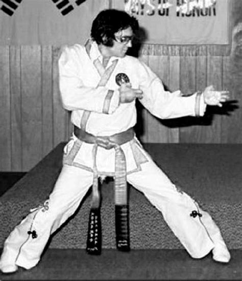Elvis Posing For Karate Class In 1974 Karate Classes Elvis Elvis