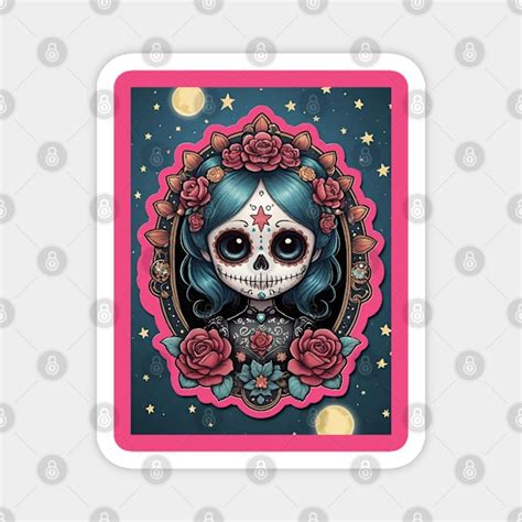 Moonlit Radiance Chibi Doll Catrina Magnet Teepublic