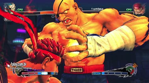 Ultra Street Fighter IV SAGAT APELÃO VS EVIL RYU IRADO RUN DOWN