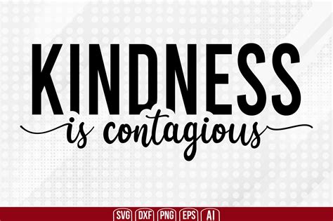 Kindness Is Contagious Graphic By Creativemim2001 · Creative Fabrica
