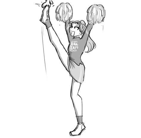 Now Thats A High Cheer Kick For The Crowd Rballbustinghentai