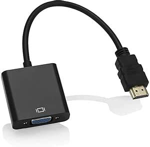 Amazon Com Hdmi To Vga Adapter Male To Female For Computer Desktop Laptop Pc Monitor
