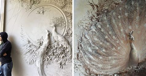 Russian Artist Uses Ancient Technique To Turn Walls Into Art And The