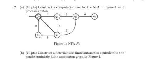 solved a 10pts construct a computation tree for the nfa