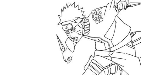 Contoh Gambar Gambar Mewarnai Naruto Vs Sasuke KataUcap