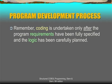 Ppt Chapter 1 Introduction To Structured Program Design In Cobol