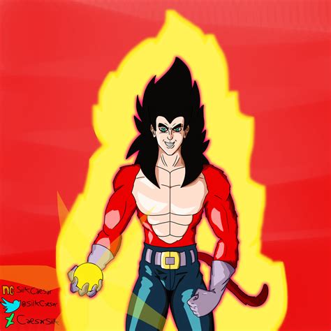 Super Saiyan 4 Vegeta By Silkcaesar On Newgrounds