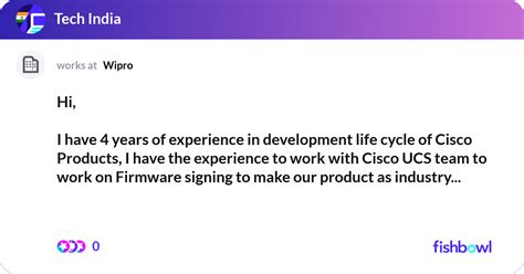 Hi I Have Years Of Experience In Development L Fishbowl