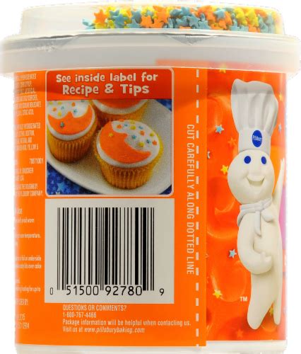 Pillsbury Orange All Star Funfetti Frosting 156 Oz Kroger