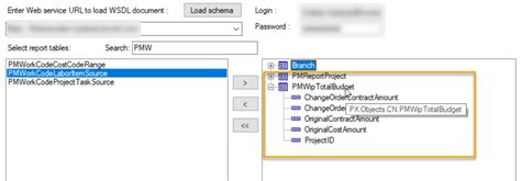 create generic inquiry for project wip with date range report community